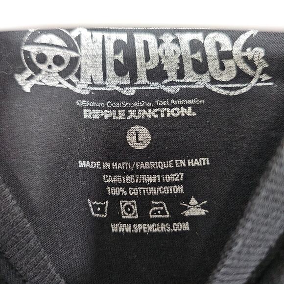 Ripple Junction | Shirts | Ripple Junction One Piece Luffy Black Tshirt ...